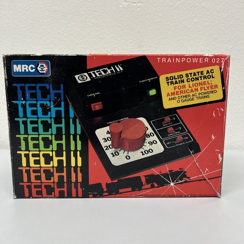 MRC Tech II - Model Locomotive Train Power 027 Solid State AC Train ...