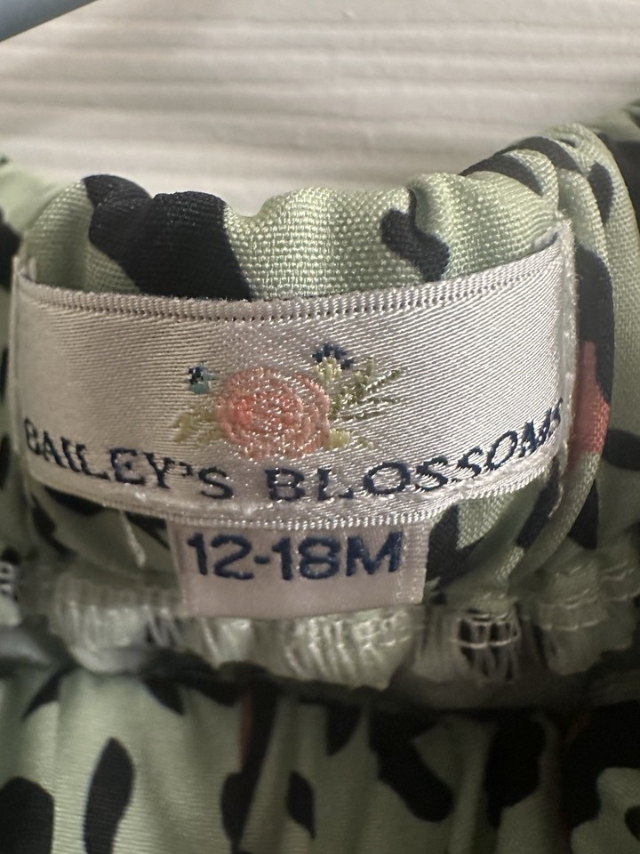 Bailey's Blossoms Macee Mini Skater Skirt Snow Leopard Size 12-18 ...