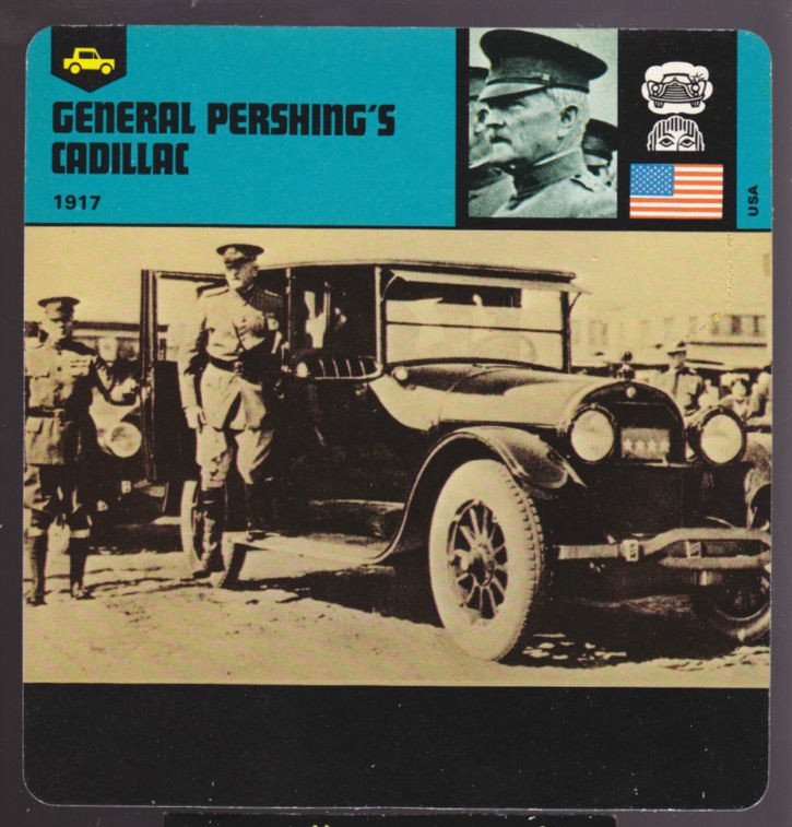 GENERAL JOHN J. PERSHING'S 1917 CADILLAC Car 1978 CARD | eBay