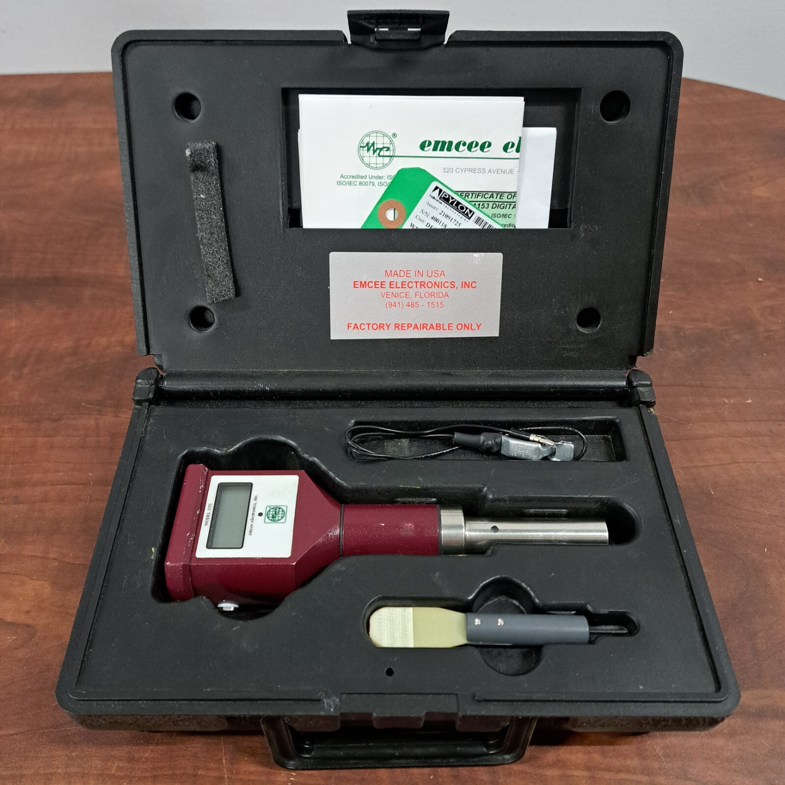 RARE EMCEE ELECTRONICS Model 1153 Digital Conductivity Meter GOOD ...