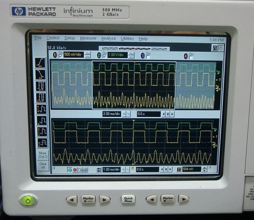 HP 54825A 500MHz 4ch 2GS/s 32kW Digital Oscilloscope | eBay
