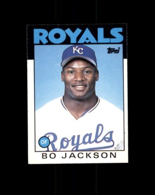 1986 Topps Traded Bo Jackson Rookie Card RC #50T Kansas City Royals | eBay