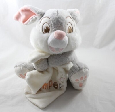 Peluche mouchoir lapin Pan Pan DISNEY STORE Bambi Panpan Thumper ...