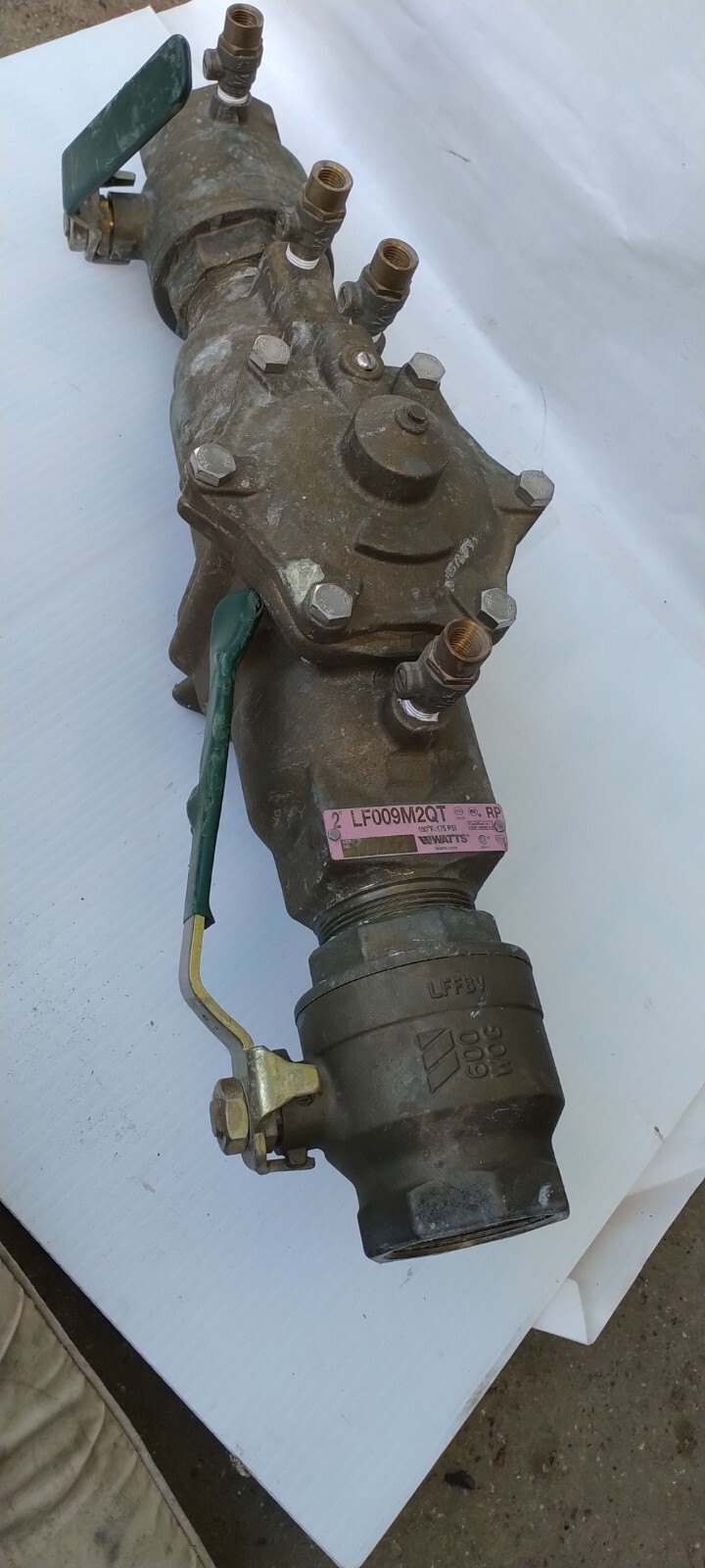 WATTS LF009M2QT 2'' BACKFLOW PREVENTER REDUCE PRESSURE ZONE VALVE | eBay