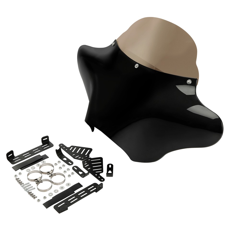 Black Front Outer Batwing Fairing For Honda Shadow Sabre VT 1100 Ace ...