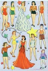 VNTG UNCUT 1941 DEB SUB DEBS PAPER DOLL ~RARE ORG SZ~Laser Print Best ...