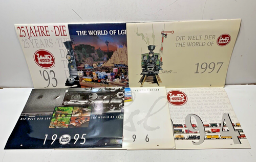SIX (6) LGB WALL CALENDARS 1993 THRU 1998, ENGLISH TEXT, NEW | eBay