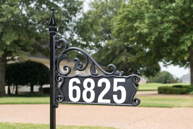Boardwalk Super Reflective 911 Home Address Sign for Yard Highly ...