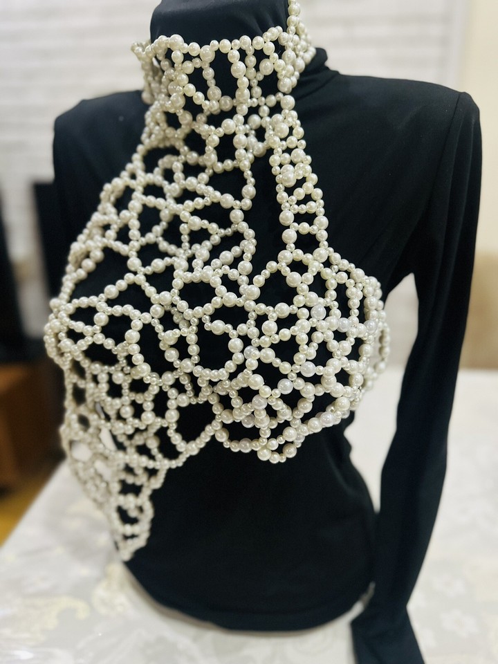 Handmade Pearl Style Exclusive Lux Brand Design, Vintage Pearl Top | eBay