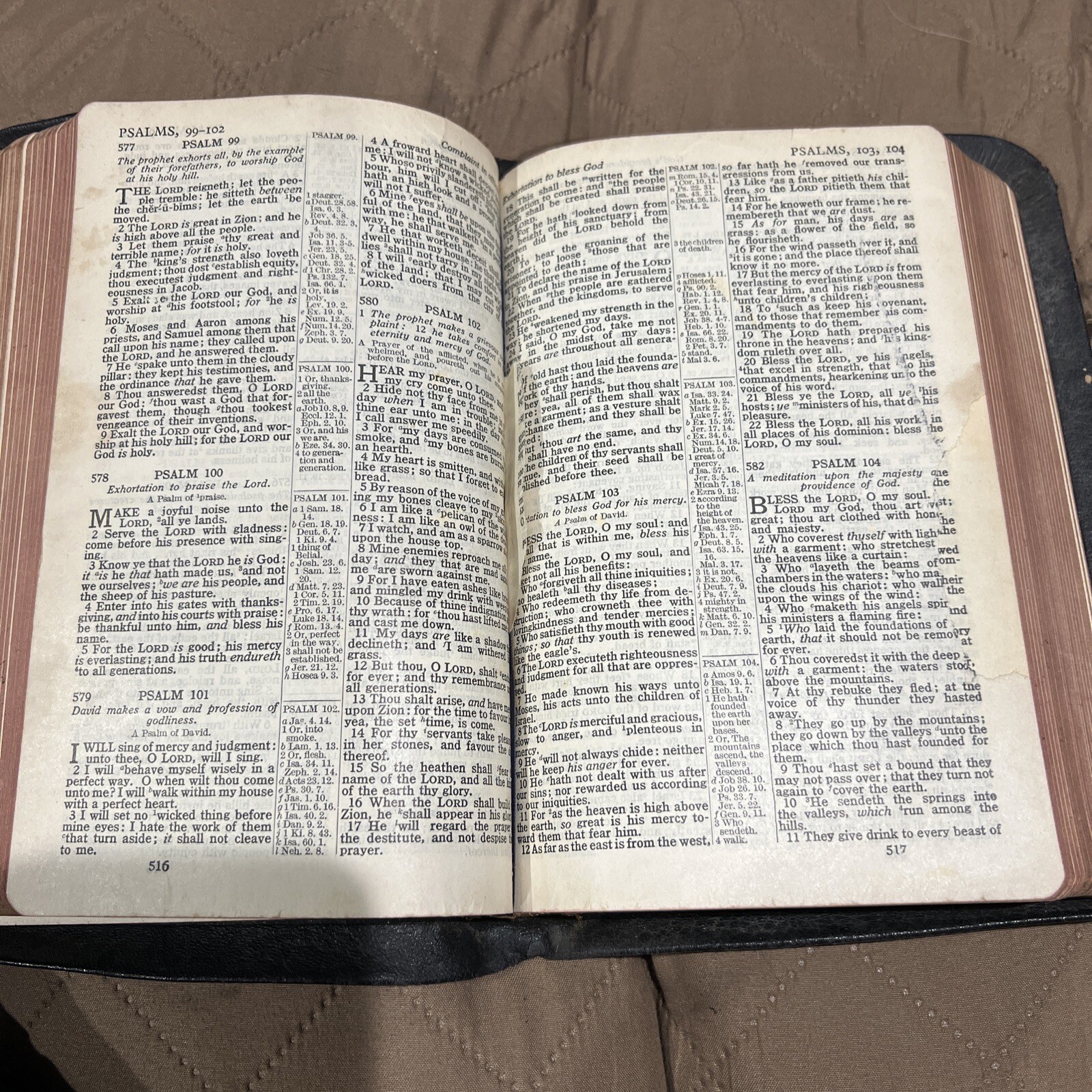 Vintage 1945 Holy Bible Concordance Collins New And Old Test/ KJV ...