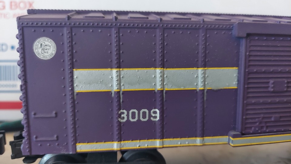 MTH Club Crane Tender & K-Line Atlantic Coast Line ACL US Mail RPO No ...