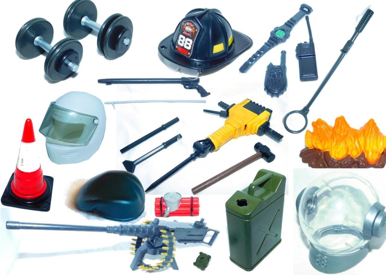 1:6 Scale Accessories Jackhammer Spear Sledgehammer Browning Fuel GI ...
