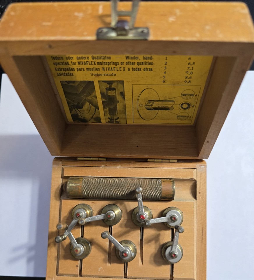 Bergeon Set # 2729 Mainspring Winder.Pre-Owned | eBay