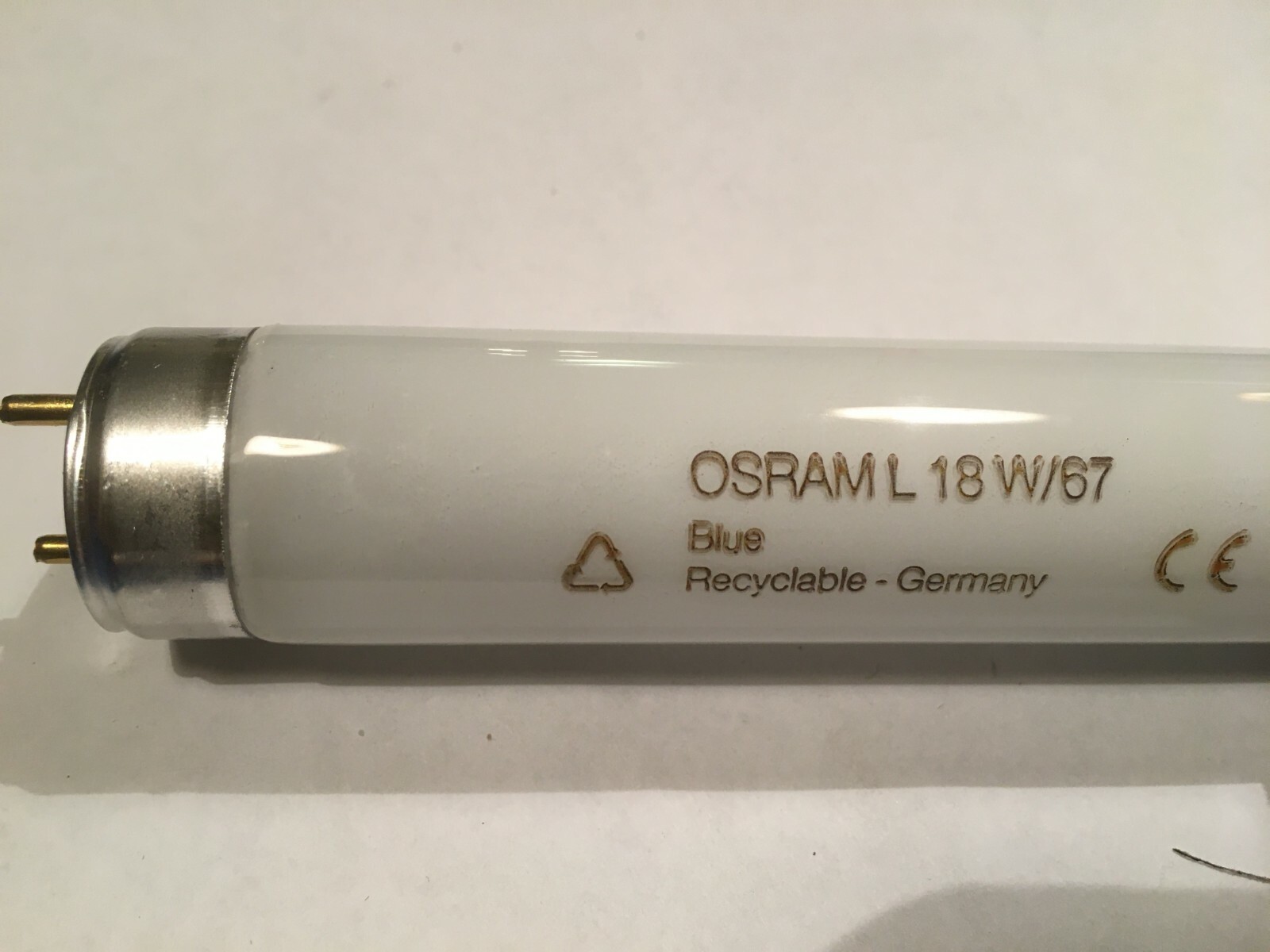 Osram Fluorescent Lamp L 18/67 Blue T8 60cm Tube | eBay UK