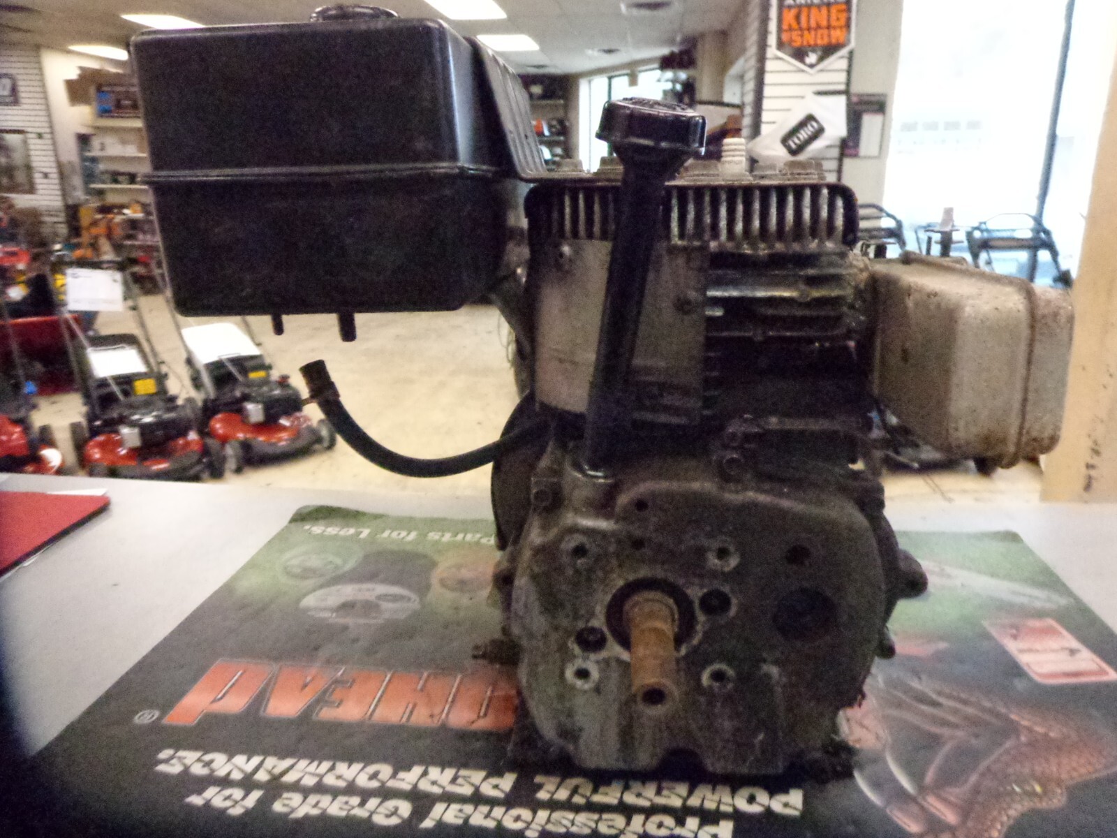TECUMSEH H50-65609X 5HP HORIZONTAL SHAFT ENGINE USED | eBay