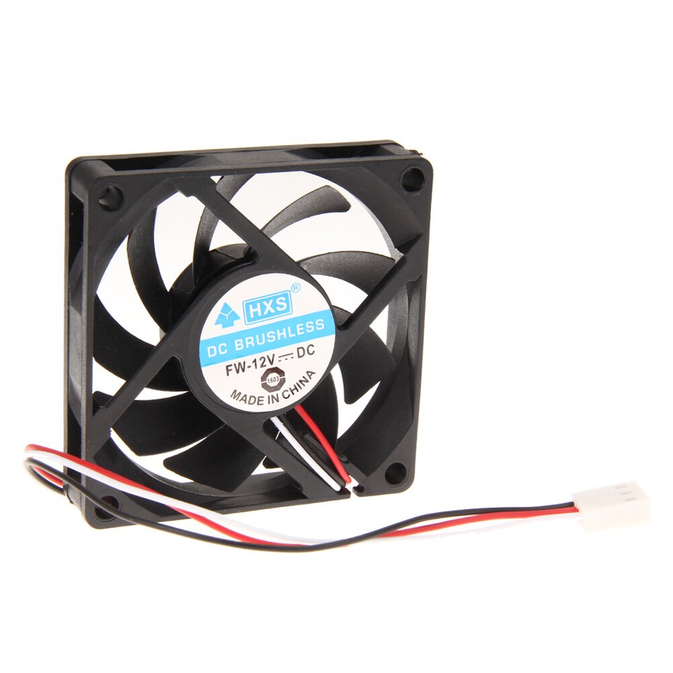 7cm 70mm PC Case Chassis Fans DC 12V 3Pin PC Case CPU Cooling Cooler ...