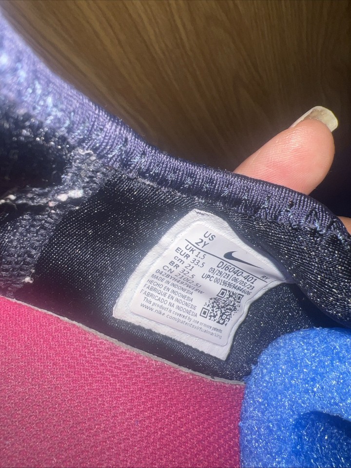 Nike Shoes For girl Size 2Y Used In Good Condition DJ6040-401 | eBay
