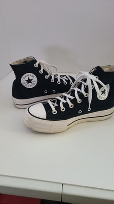 Chuck Taylor Platform Converse in Black Canvas / 9A204 M88 | eBay