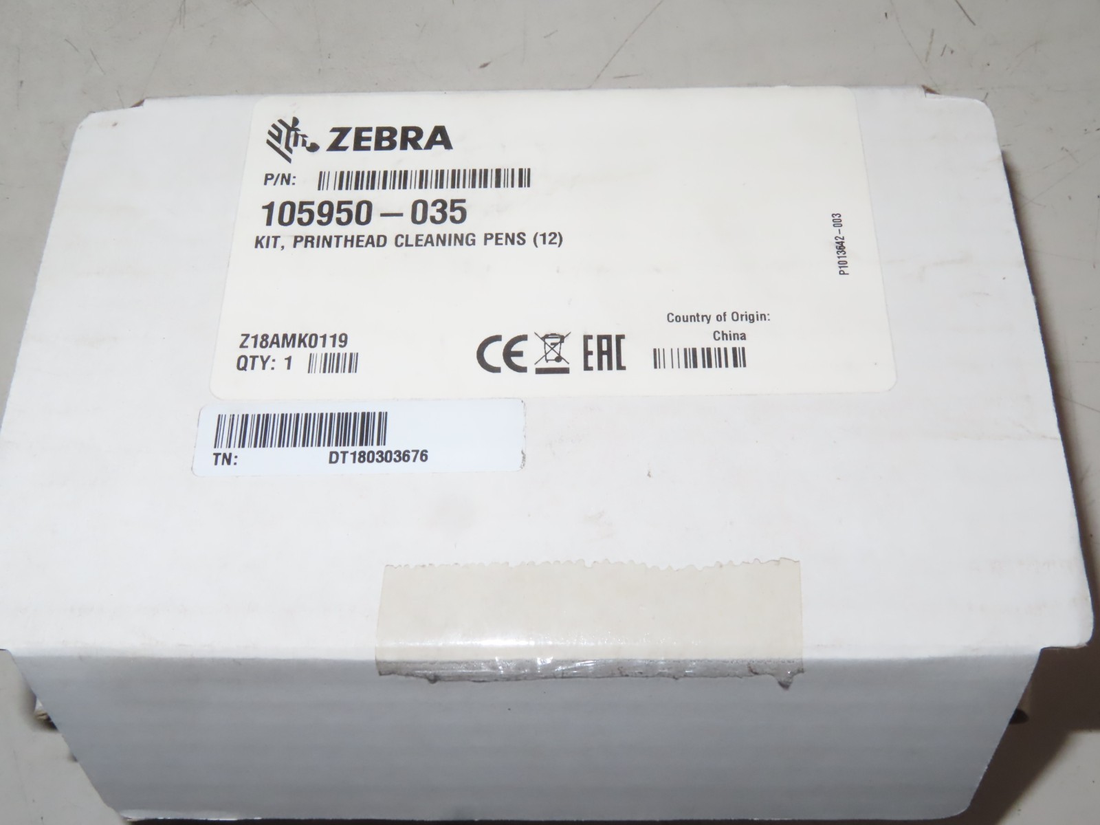 Box of 12 Zebra Thermal Printhead Cleaning Pens 105950-035 | eBay