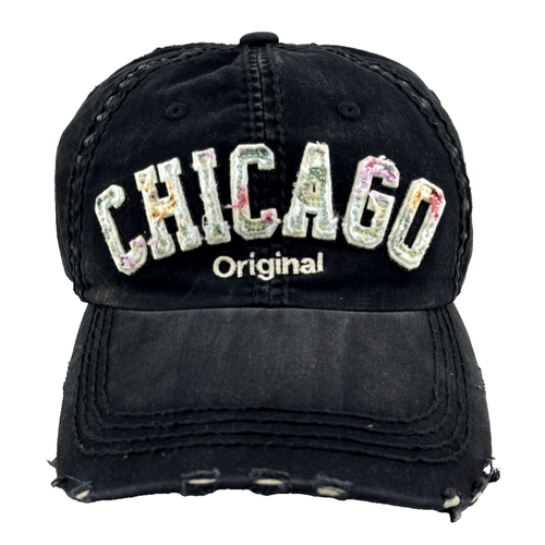 Adult Robin Ruth CHICAGO ORIGINAL CAP Black - OSFM - Adjustable | eBay