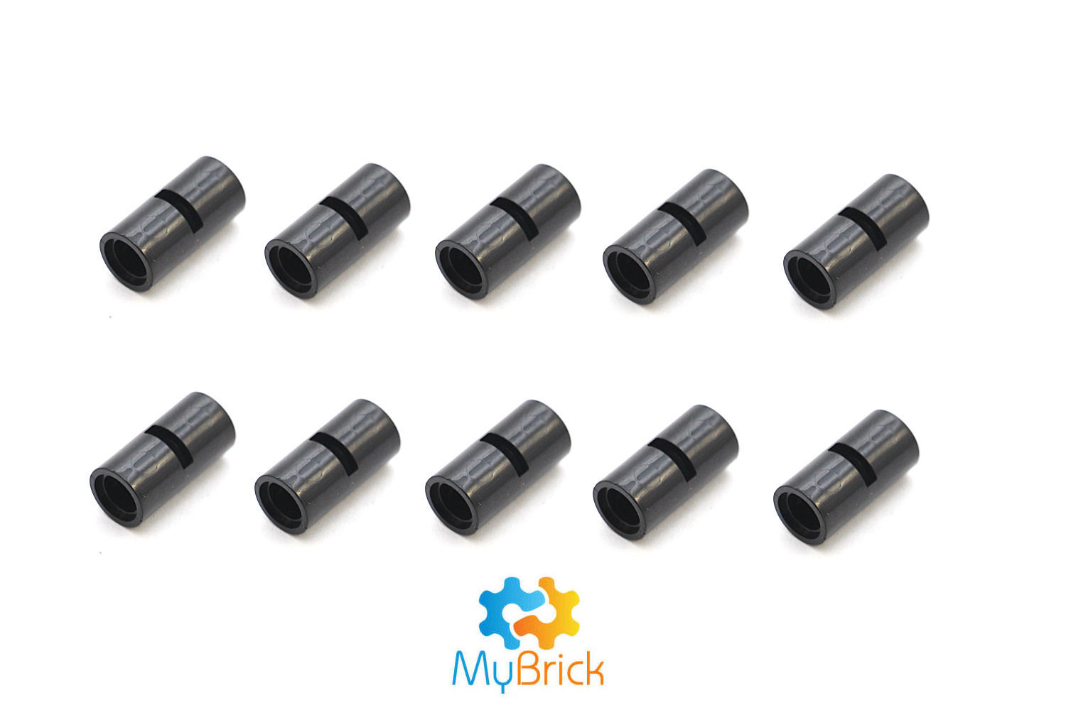 Genuine Lego® 10x Black Technic, Pin Connector 2L with Slot - 62462 ...