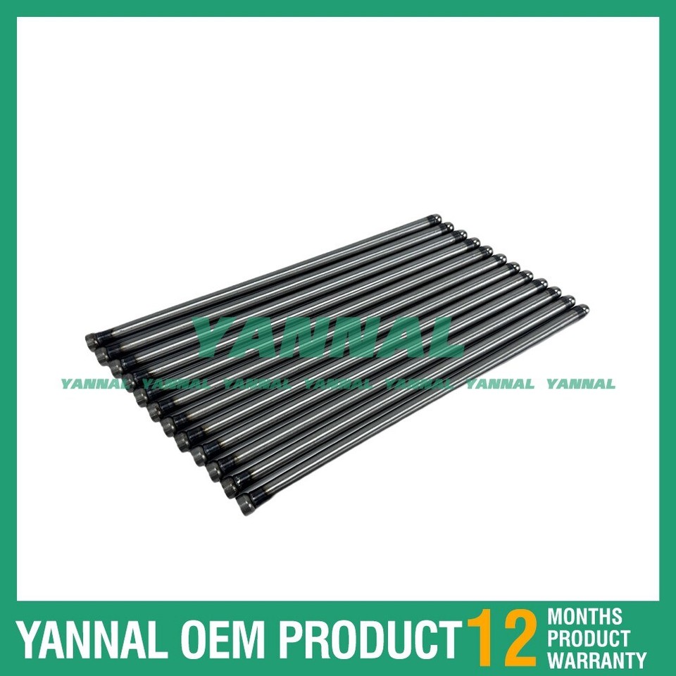 12X New 6D114 Valve Push Rod For Komatsu excavator diesel engines | eBay