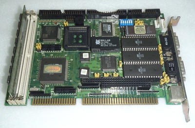 Advantech PCA-6134P 386SX/486SLC Rev.A2 Indsutrial CPU Card Half-size ...