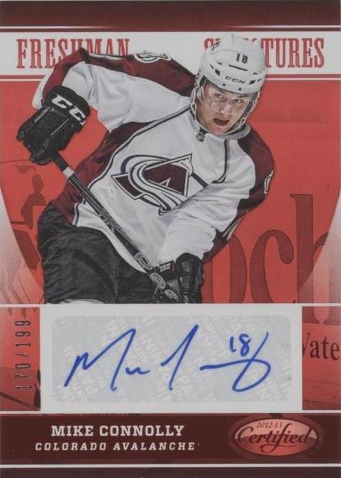 2012-13 Panini Certified - Freshman Signatures Mike Connolly #174 ...