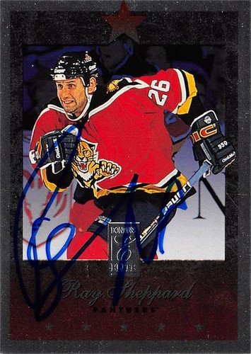 Ray Sheppard autographed Hockey Card (Florida Panthers) 1996 Donruss ...