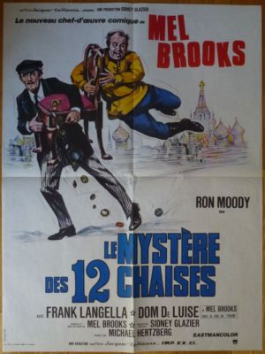 LE MYSTERE DES 12 CHAISES Mel Brooks 1970 Affiche Originale 60x80 Movie ...