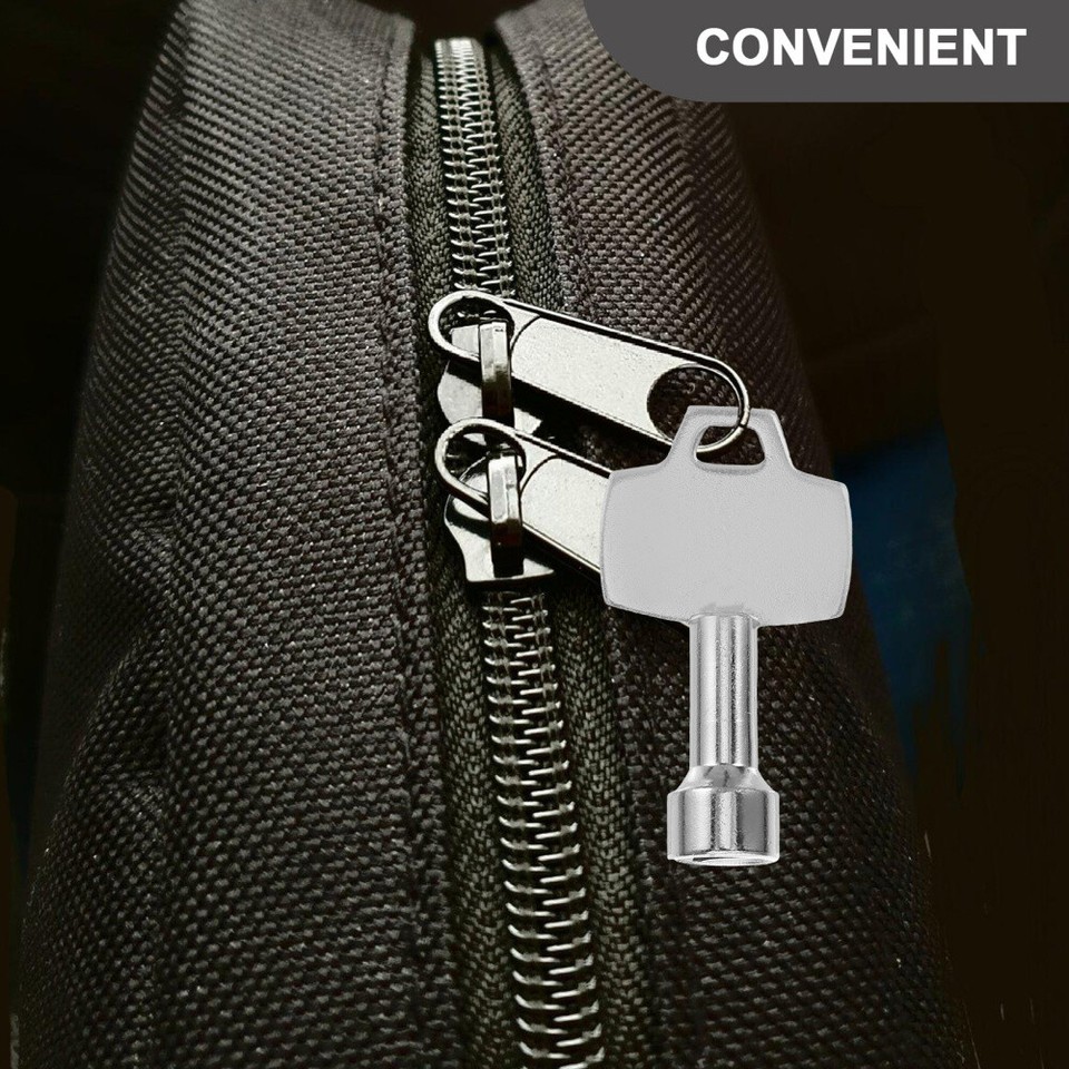 2 Pcs Trash Can Key Triangle Socket Peel Box Lock Commercial Keys ...