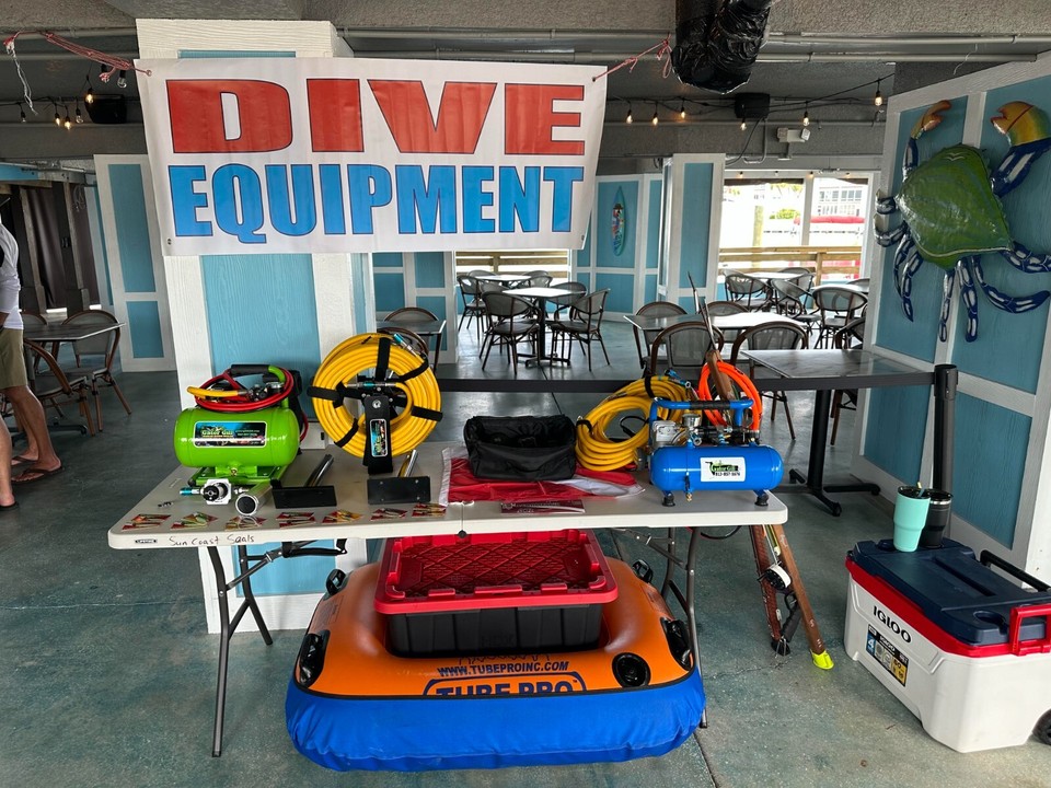 Hookah Diving Dive Float raft with protective bottom cover. A MUST HAVE ...