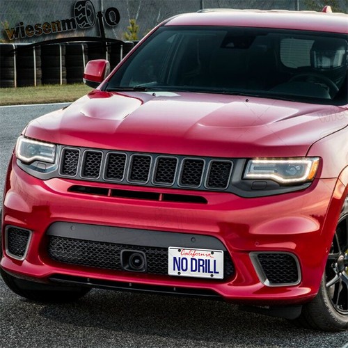 Front License Plate Bracket (No-drill) For JEEP GRAND CHEROKEE ALTITUDE ...