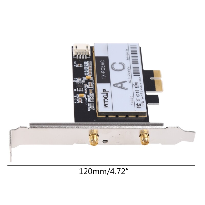 7260AC WiFi Card Kit 802.11ac Wireless Desktop PCi-e WiFi Card Network ...