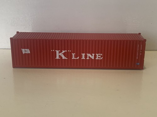 HO SCALE MODEL TRAINS SCENERY ACCESSORIES 40’ SHIPPING CONTAINER K LINE ...