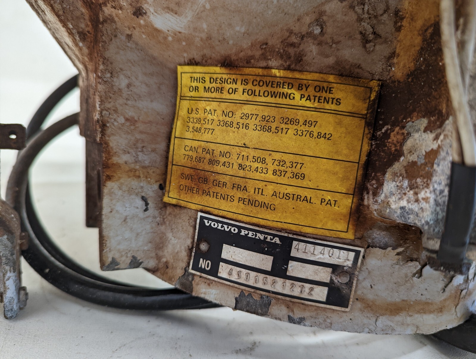 Volvo Penta Transom Plate assembly Dp-C1 Dp-D Dp-D1 Dp-E - 4114011 | eBay