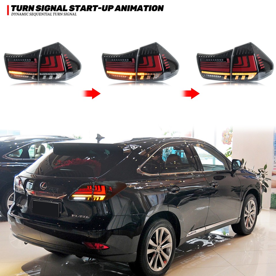 LED Sequential Tail Lights for Lexus RX330 RX350 RX400h 2004-2009 Rear ...