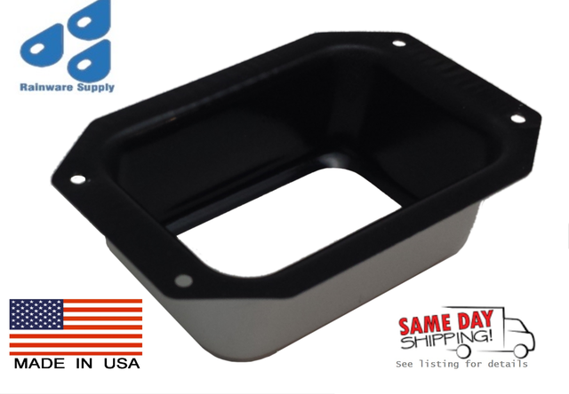 2x3 or 3x4 Aluminum Rectangular flat bottom Gutter Drop Outlet(s) | eBay