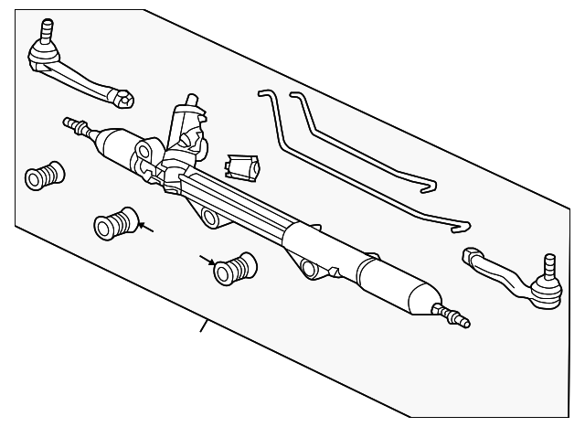 Genuine Jaguar OE Rack&Pinion-Stee C2Z2214 for sale online | eBay