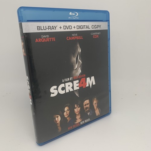 Scream 4 (Blu-ray, DVD, 2011, 3 Disc) With Rare Bonus CD - Ships for $1 ...