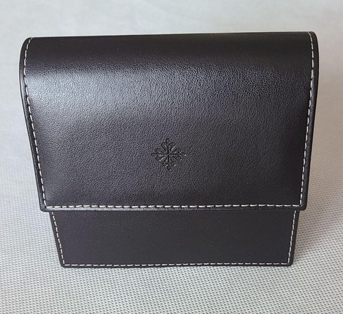 PATEK PHILIPPE Travel Watch Box Carry Box Case Dark Brown Leather jp | eBay