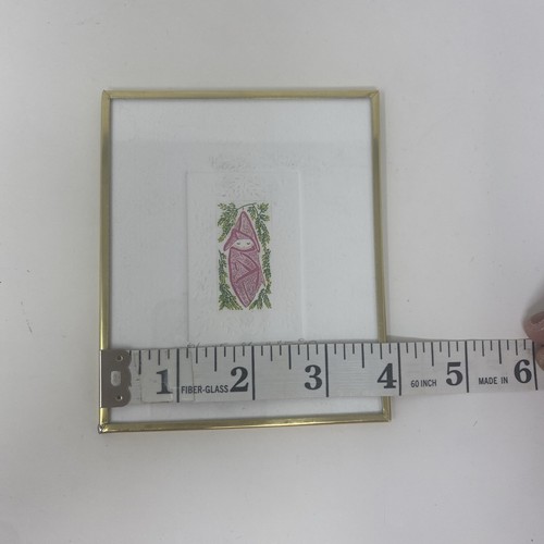 Embossed Etched Print Enrica Ruiz “En Mi Capullo” IN MY COCOON- Signed ...