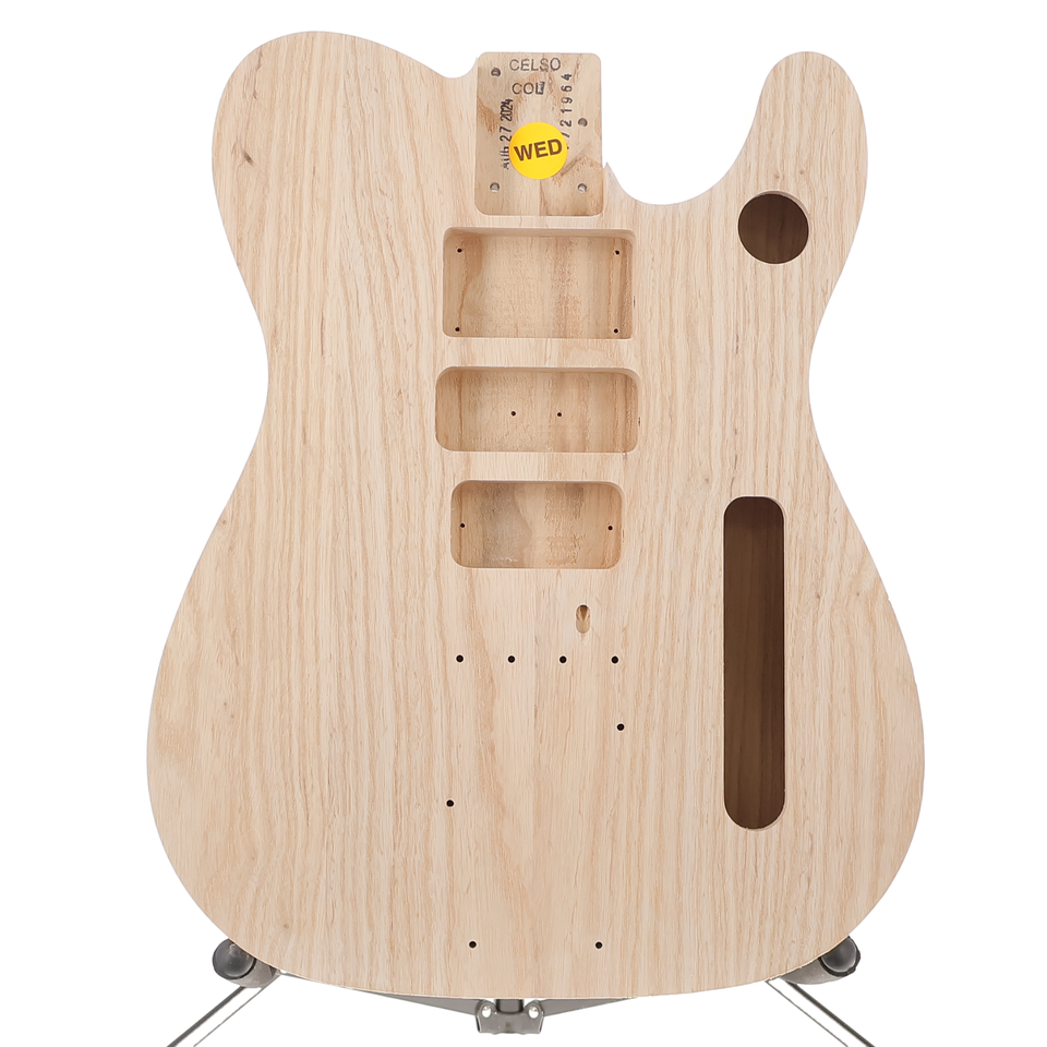 Telecaster Body Unfinished Chambered Ash Tele Body 3lb 7oz | eBay