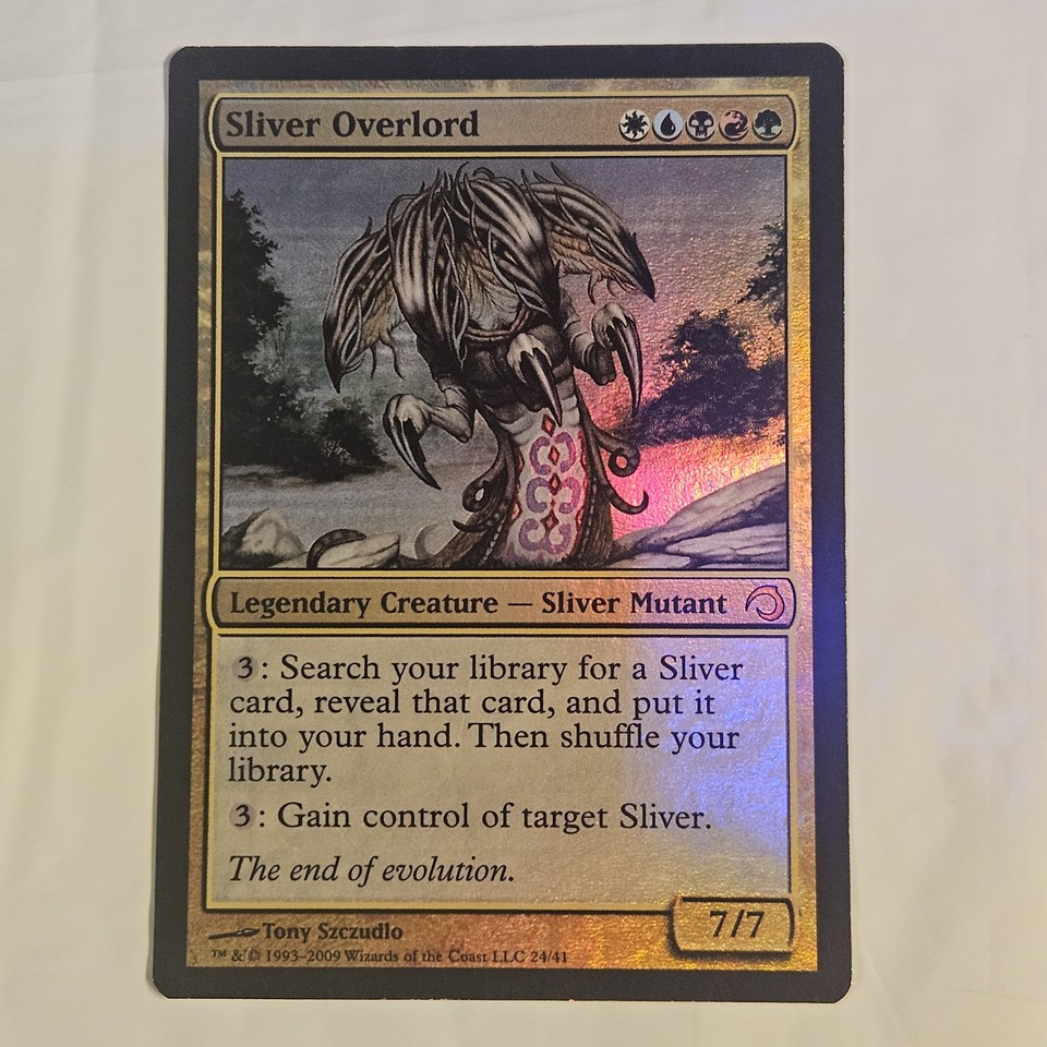 Magic The Gathering Silver Overlord Holographic | eBay
