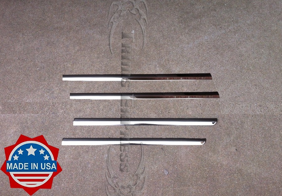 2007-2016 GMC Acadia 4Pc Chrome Window Sill Trim Stainless Steel ...