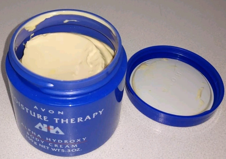 Avon MOISTURE THERAPY ALPHA HYDROXY Body Cream New old Stock | eBay