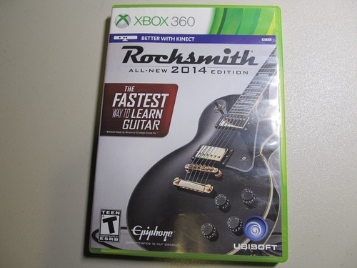 Rocksmith 2014 Edition (Xbox 360 2014) CIB Complete - VG, Disc looks ...