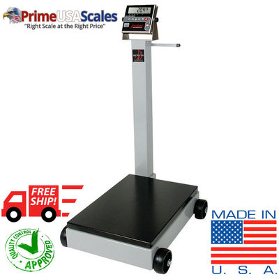 Portable Floor Scale 1,000 lb with Wheels Legal for Trade NTEP Approved ...