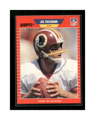 1989 Pro Set Joe Theismann #9 Washington Redski | eBay