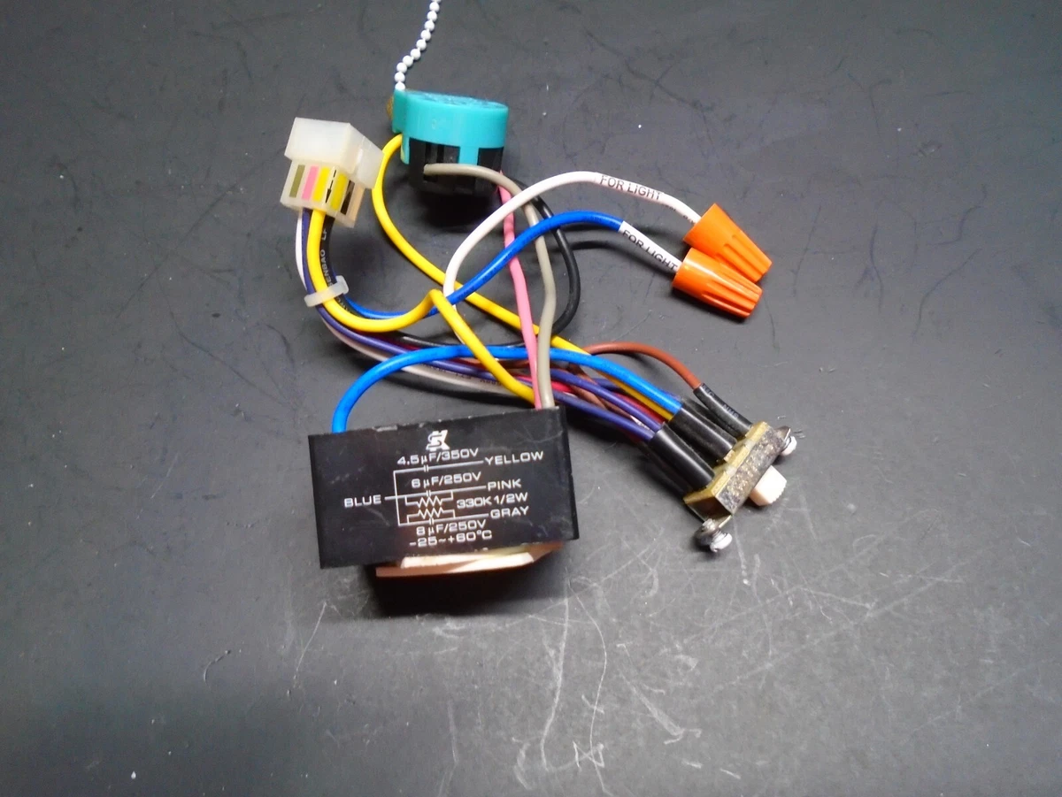 Hunter Ceiling Fan Capacitor Wiring Diagram | Shelly Lighting